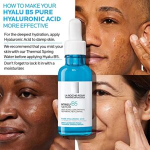 La Roche-Posay Hyalu B5 Pure Hyaluronic Acid Serum for Face, with Vitamin B5, Anti-Aging Serum for Fine Lines and Wrinkles, Hydrating Serum to Plump and Repair Dry Skin, Safe on Sensitive Skin