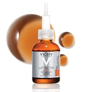 vichy liftactiv vitamin c serum and brightening skin corrector, anti aging serum for face with 15% pure vitamin c