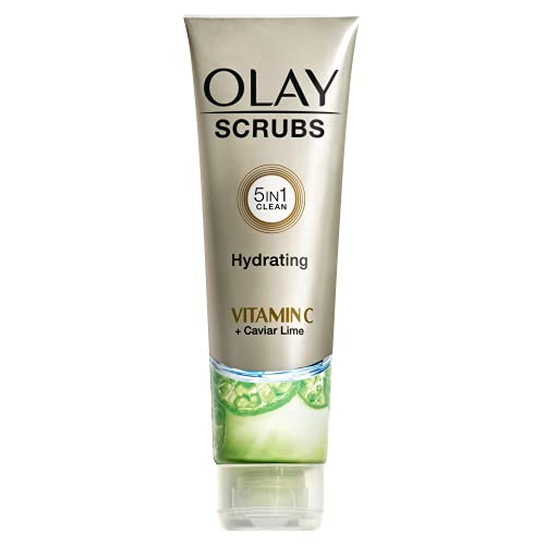 Olay Olay hydrating face scrub with vitamin c and caviar lime essence, 4.2 fl oz, 4.2 Fl Oz