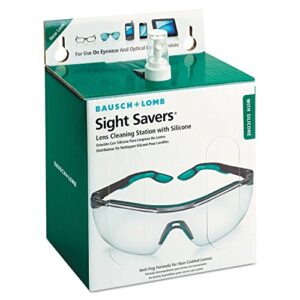 bausch lomb 8565 sight savers lens cleaning station, 6 1/2-inch x 4 3/4-inch tissues