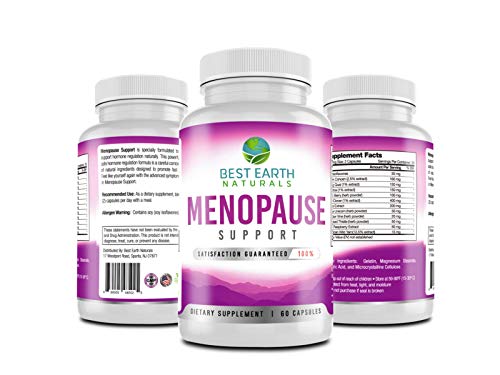 Menopause Support for Hot Flashes, Mood Swings, Night Sweats, Healthy Hormone Levels and More. Made with Black Cohosh, Chasteberry & More