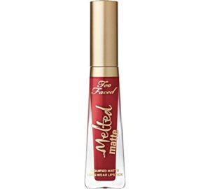 too faced melted matte liquified long wear lipstick lady balls