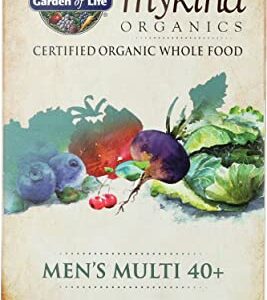 Garden Of Life Organic Mykind Men's 40 Multi, 72 CT