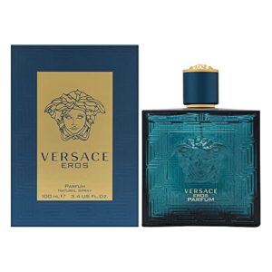 versace eros for men parfum spray, 3.4 ounce