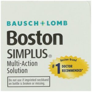 Bausch & Lomb Boston Simplus Multi-Action Solution, 3.5 oz, (for rigid gas permeable lenses)