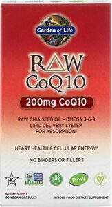 garden of life raw coq10, 60 ct