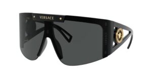 versace woman sunglasses black frame, dark grey lenses, 0mm