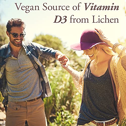 Garden of Life Organic Vitamin D - mykind Organics Vegan D3 Chewable - Raspberry Lemon, 2,000 IU (50mcg) Whole Food Vitamin D3 from Lichen Plus Food & Mushroom Blend, Gluten Free, 30 Chewable Tablets