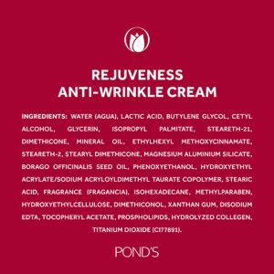 Pond's Anti-Wrinkle Face Cream Anti-Aging Moisturizer With Alpha Hydroxy Acid and Collagen 14.1 oz