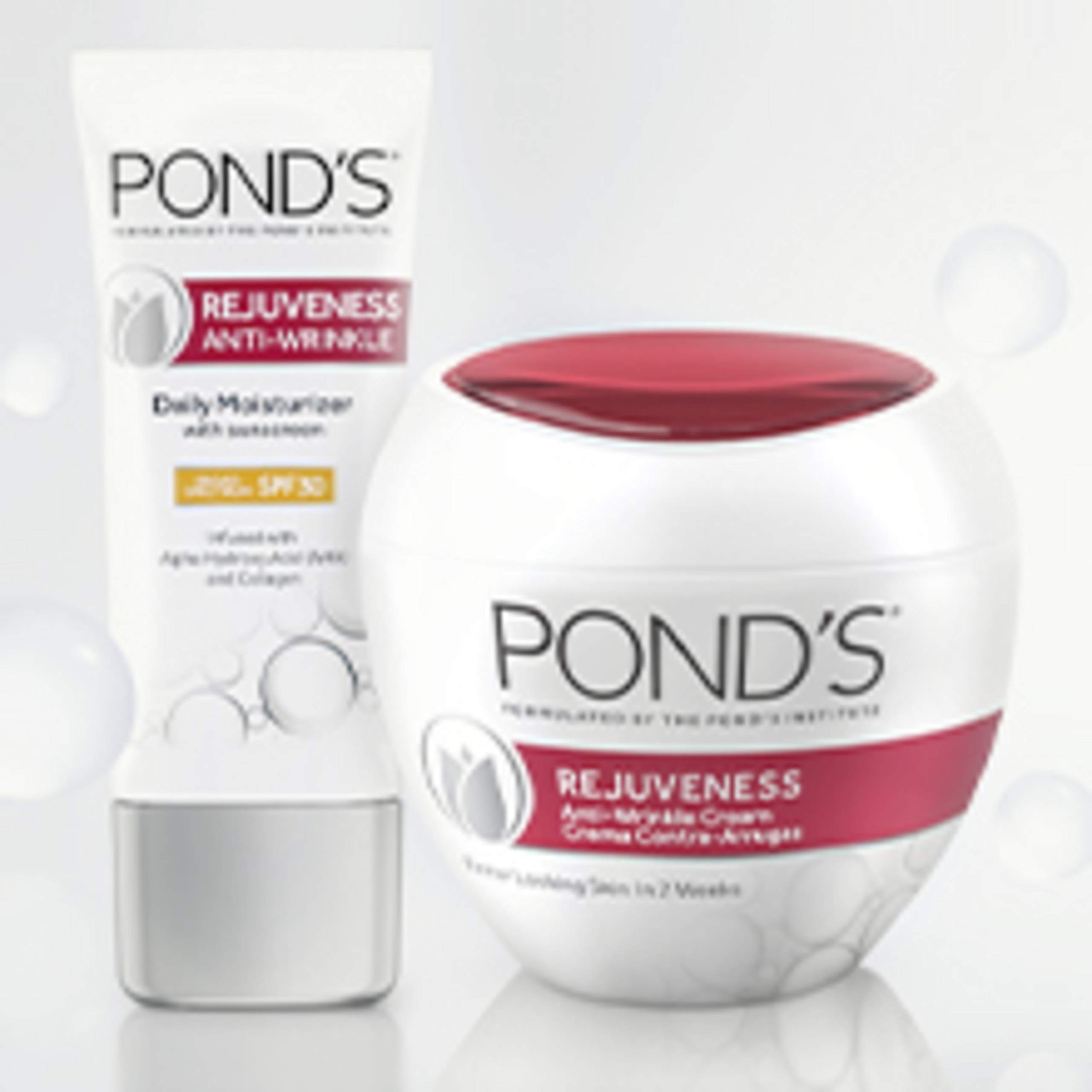 Pond's Anti-Wrinkle Face Cream Anti-Aging Moisturizer With Alpha Hydroxy Acid and Collagen 14.1 oz