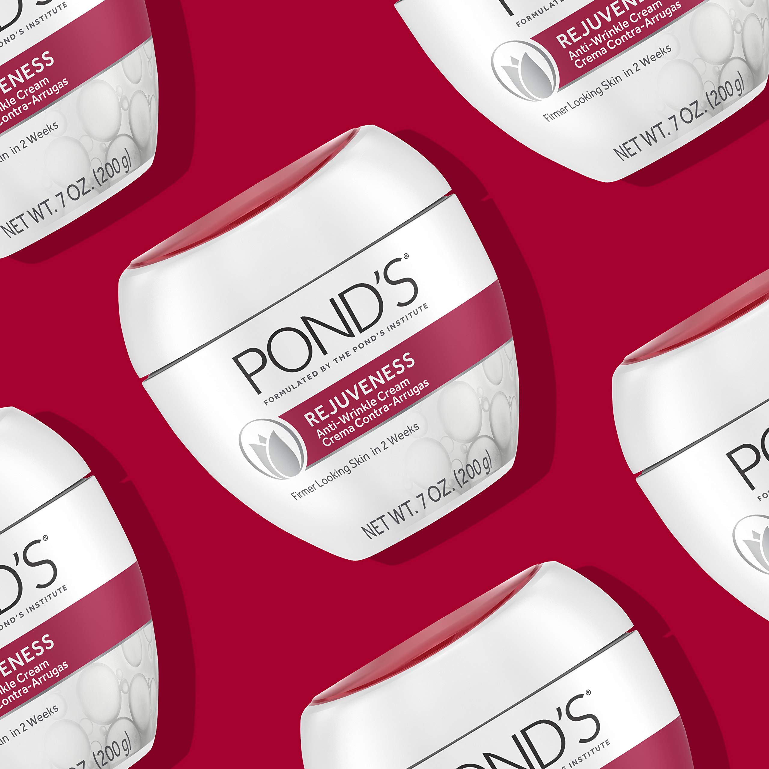 Pond's Anti-Wrinkle Face Cream Anti-Aging Moisturizer With Alpha Hydroxy Acid and Collagen 14.1 oz