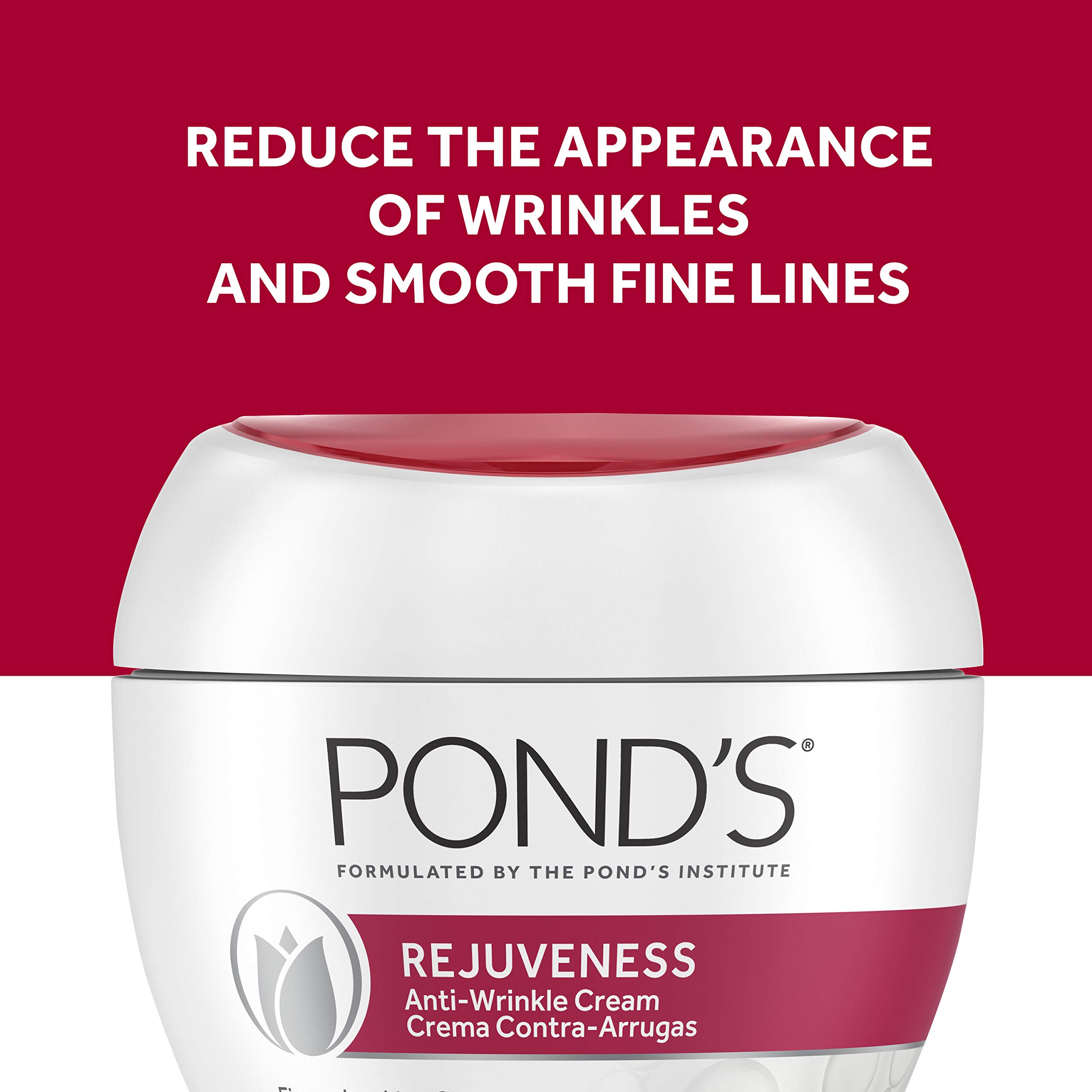 Pond's Anti-Wrinkle Face Cream Anti-Aging Moisturizer With Alpha Hydroxy Acid and Collagen 14.1 oz