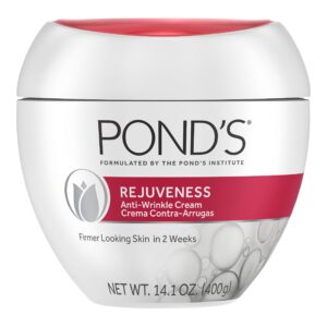 Pond's Anti-Wrinkle Face Cream Anti-Aging Moisturizer With Alpha Hydroxy Acid and Collagen 14.1 oz