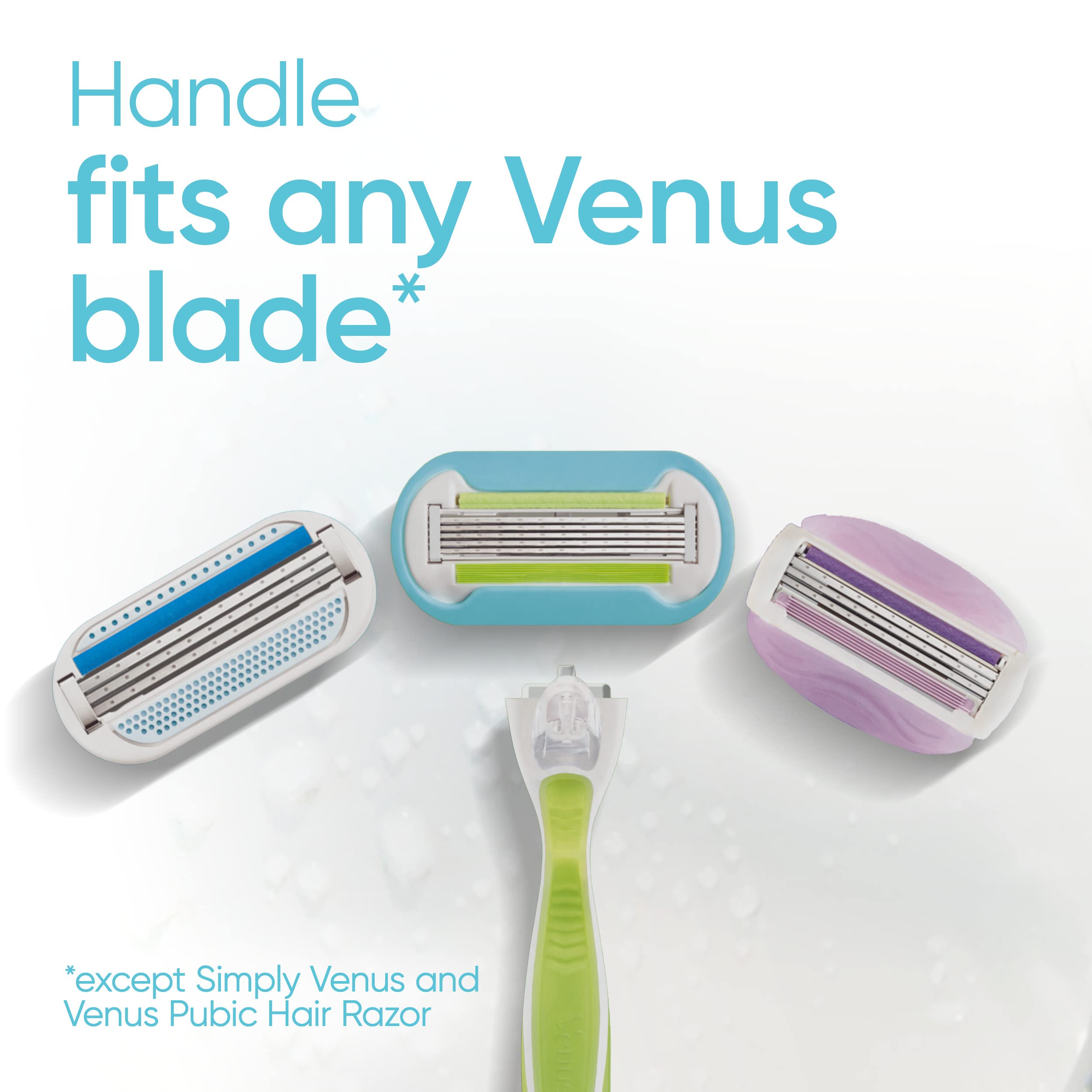 Gillette Venus Extra Smooth Razors for Women, 1 Venus Razor, 2 Razor Blade Refills, Designed for a Close, Smooth Shave