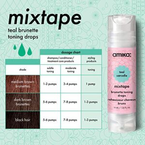 amika Mixtape Teal Color Drops, 1 fl. oz.