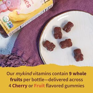 Garden of Life mykind Organics Kids Gummy Vitamins - Fruit - Certified Organic, Non-GMO & Vegan Complete Children's Multi - B12, C & D3 - Gluten, Soy & Dairy Free, 120 Real Fruit Chew Gummies