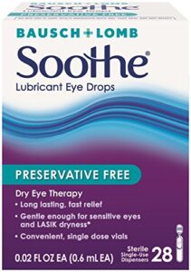 bausch & lomb eye drops, dry eye therapy, pk28