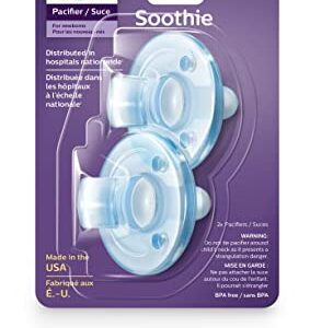 Philips AVENT Soothie Pacifier, Blue, 0-3 Months, 4 Pack, SCF190/43