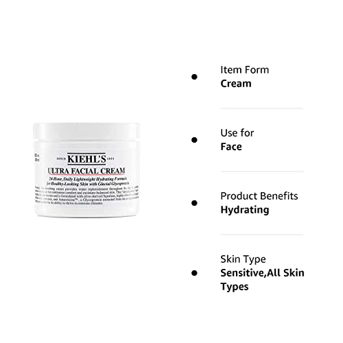 Kiehl's Ultra Facial Cream 24-Hour Daily Moisturizer - 4.2oz (125ml)