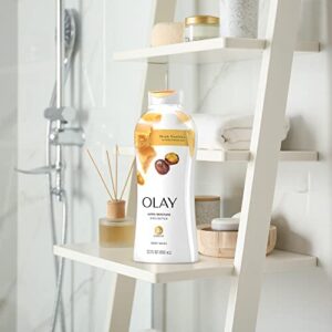 Olay Ultra Moisture Shea Butter Body Wash with B3 Complex - 22 Fl Oz (Pack of 4)