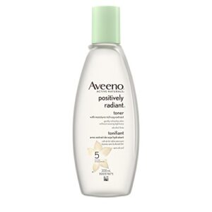 aveeno skin clarifying toner with soy extract, alcohol-free – 6.7 fl oz