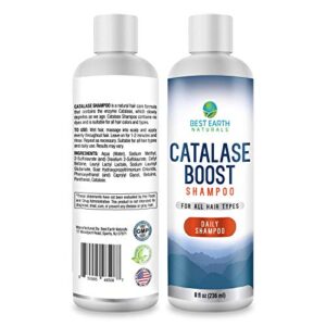 Catalase Boost Shampoo Daily Catalase Shampoo for Men and Women 8 Ounces