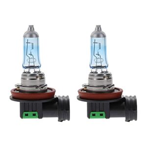 philips automotive lighting h11 crystalvision platinum upgrade headlight bulb, pack of 2