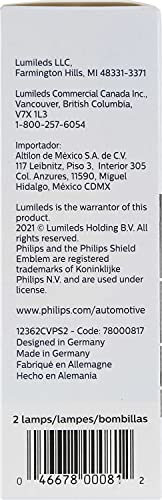 Philips Automotive Lighting H11 CrystalVision Platinum Upgrade Headlight Bulb, Pack of 2