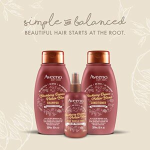 Aveeno Blackberry Quinoa Protein Blend Sulfate-Free Conditioner for Color-Treated Hair Protection, Daily Strengthening & Moisturizing Conditioner, Paraben & Dye-Free, 12 Fl Oz