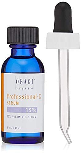 obagi Vitamin C Serum 15% - Professional C Serum Skin Care – Contains Concentrated L Ascorbic Acid - Helps Minimize the Appearance of Wrinkles, Brightens Skin, and Retains Moisture- 1.0 Fl Oz.