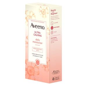 Aveeno, Facial Moisturizers Ultra-Calming Daily Moisturizer, SPF 15, Pump, 4 fl oz