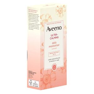 Aveeno, Facial Moisturizers Ultra-Calming Daily Moisturizer, SPF 15, Pump, 4 fl oz