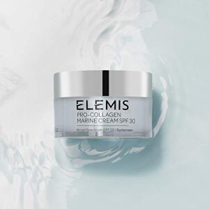 ELEMIS Pro-Collagen Marine Cream SPF 30 | Lightweight Anti-Wrinkle Daily Face Moisturizer Firms, Smoothes, Hydrates, & Delivers Sun Protection | 50 mL