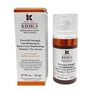 kiehl’s powerful-strength dark circle reducing vitamin c eye serum, 0.5 ounce, 42 grams