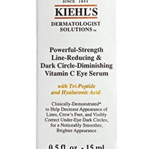 Kiehl's Powerful-Strength Dark Circle Reducing Vitamin C Eye Serum, 0.5 Ounce, 42 grams