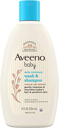 Aveeno Lightly Scented Baby Wash & Shampoo 8 oz.