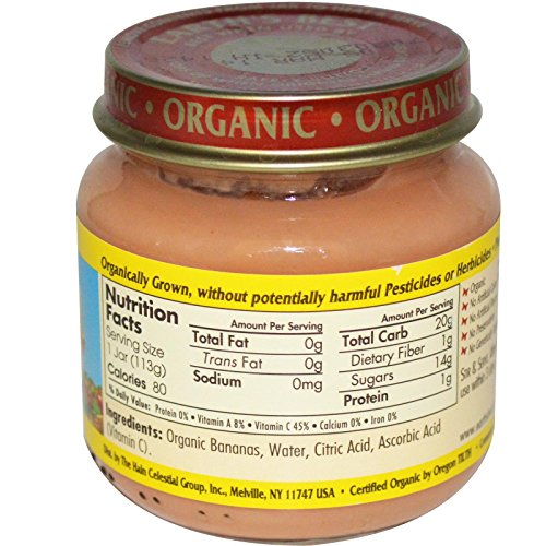 Earth's Best Strained Banana Organic, 4 oz