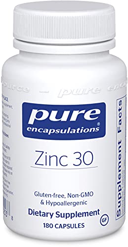 Pure Encapsulations Zinc 30 mg | Zinc Picolinate Supplement for Immune System Support, Growth and Development, and Wound Healing* | 180 Capsules