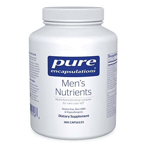 Pure Encapsulations Men's Nutrients | Multivitamin Mineral Supplement to Support Prostate Health, Energy, Endurance, and Stamina in Men Over 40* | 360 Capsules