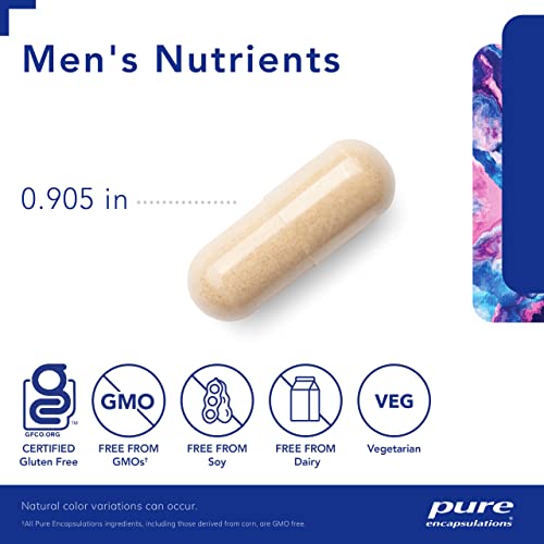 Pure Encapsulations Men's Nutrients | Multivitamin Mineral Supplement to Support Prostate Health, Energy, Endurance, and Stamina in Men Over 40* | 360 Capsules