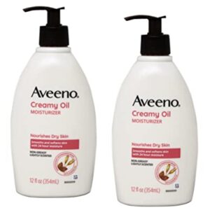 Aveeno Creamy Moisturizing Oil - 12 oz - 2 pk