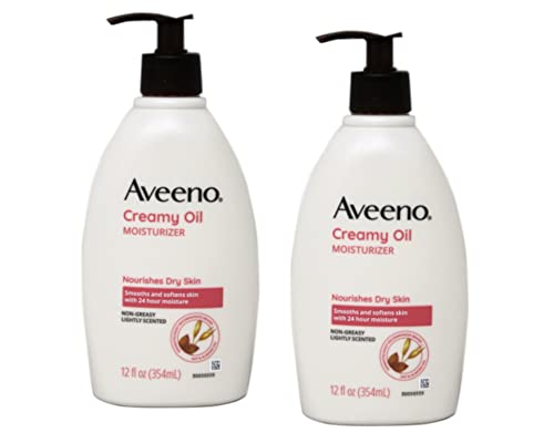 Aveeno Creamy Moisturizing Oil - 12 oz - 2 pk