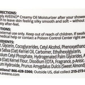 Aveeno Creamy Moisturizing Oil - 12 oz - 2 pk