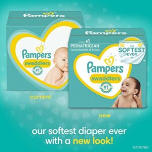 Pampers Swaddlers Newborn Diaper Size 0 84 Count (Pack of 2)