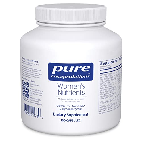 Pure Encapsulations Women's Nutrients | Multivitamin for Women Over 40 to Support Urinary Tract Health, Breast Cell Health, and Eye Integrity* | 180 Capsules