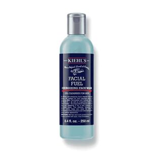 quality men’s skin product by kiehl’s facial fuel energizing face wash gel cleanser 250ml/8.4oz