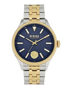 versus versace mens blue 45 mm colonne watch vsphi5421