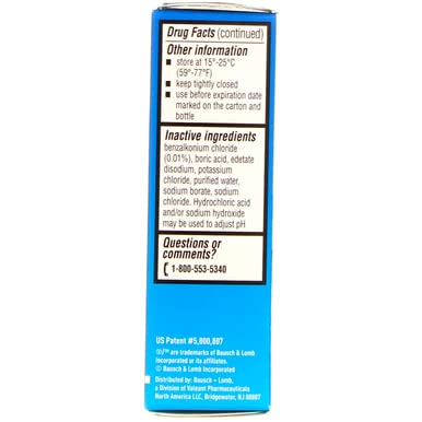 Bausch & Lomb Advanced Eye Relief Rejuvenation Lubricant Eye Drops 0.50 oz (Pack of 5)