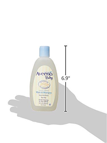 Aveeno Baby Wash & Shampoo for Hair & Body, Tear-Free, Fresh, 8 Oz