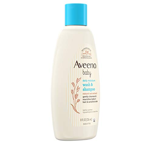 Aveeno Baby Wash & Shampoo for Hair & Body, Tear-Free, Fresh, 8 Oz